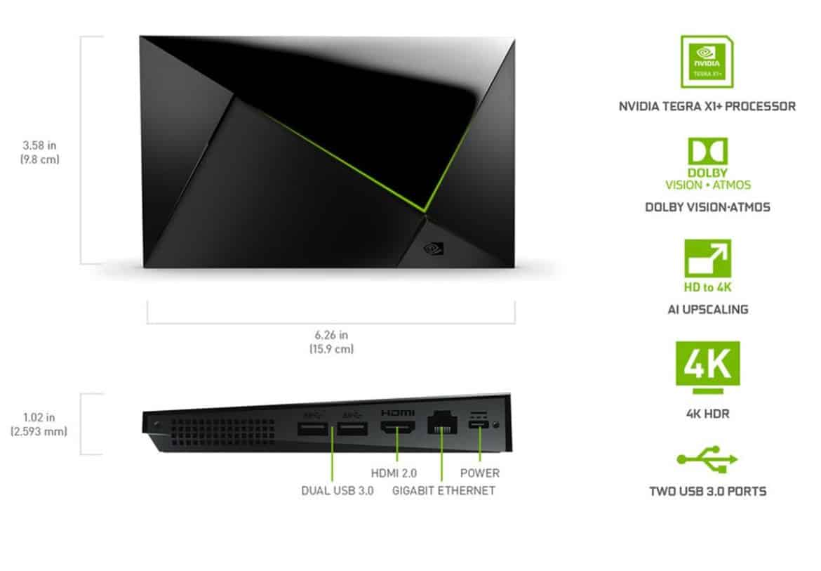 Nvidia Shield TV Pro 4K - 16 GB - Lappari